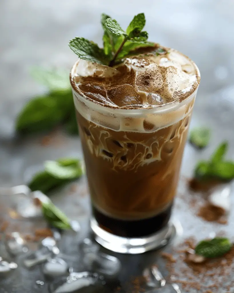 Mint Mojito Iced Coffee | TheFamilyCooking