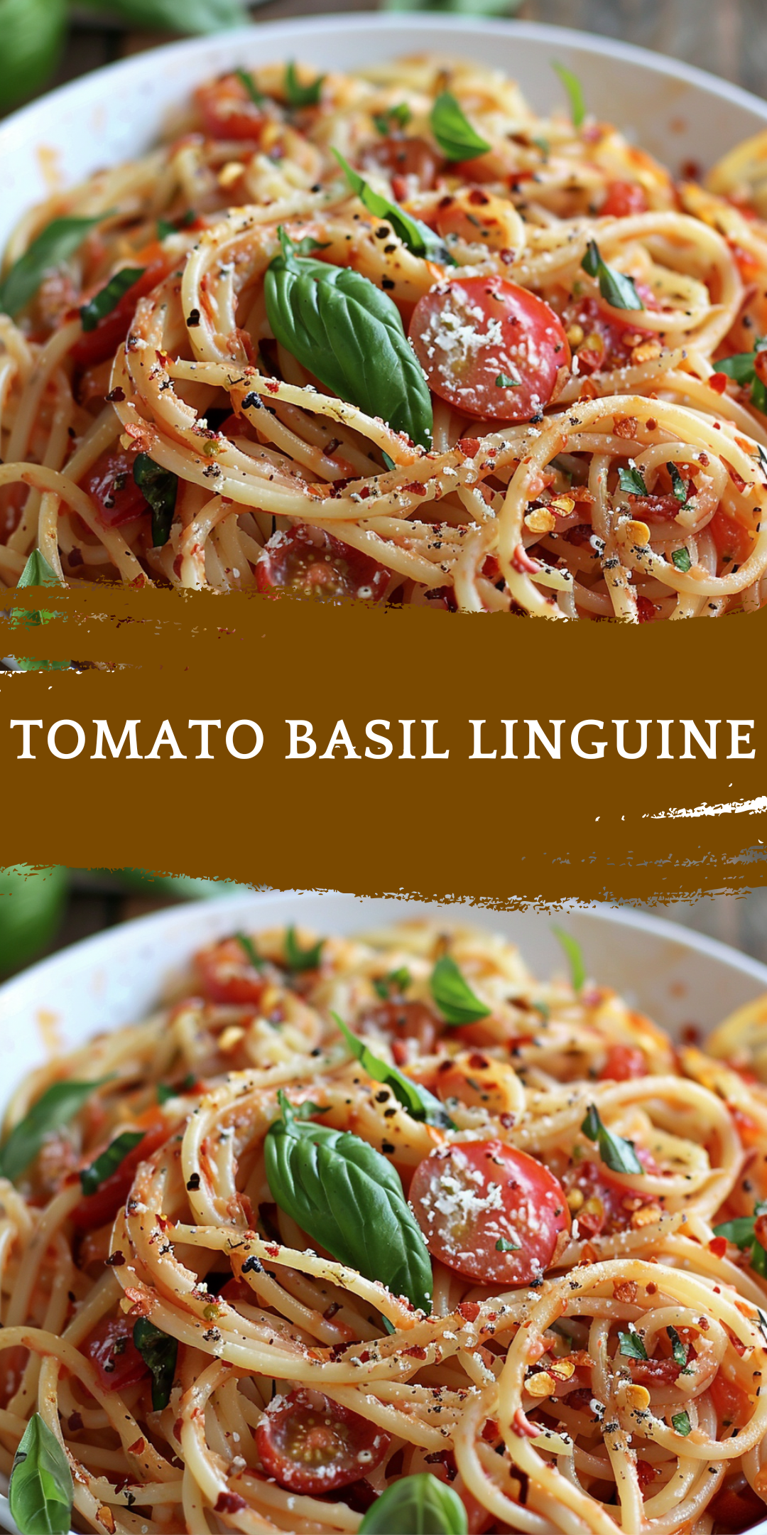 Tomato Basil Linguine | TheFamilyCooking