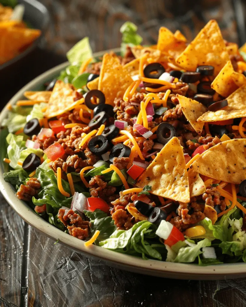 Doritos Taco Salad | TheFamilyCooking