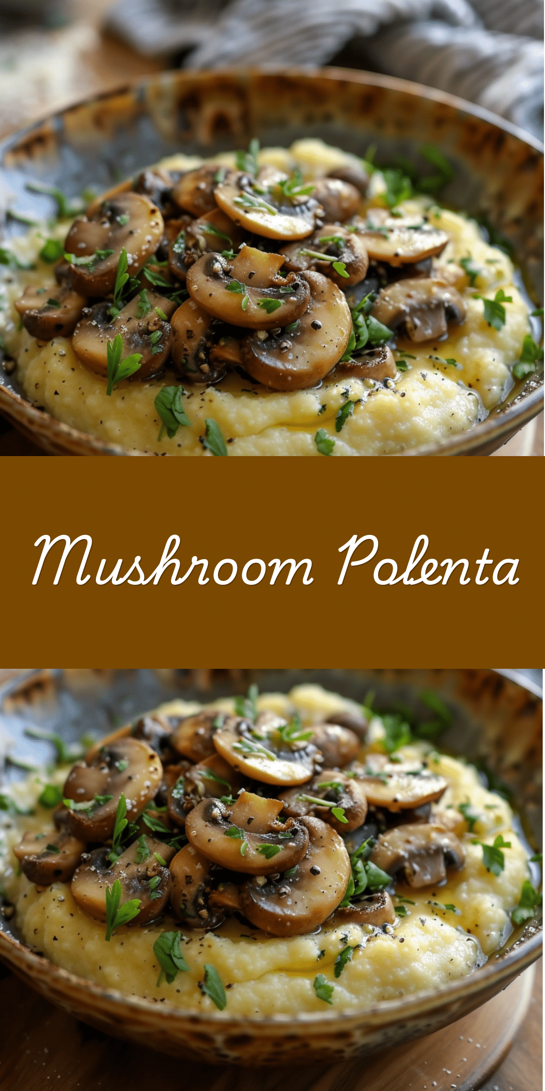Mushroom Polenta | TheFamilyCooking