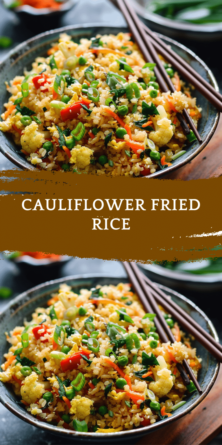 Cauliflower Fried Rice | TheFamilyCooking