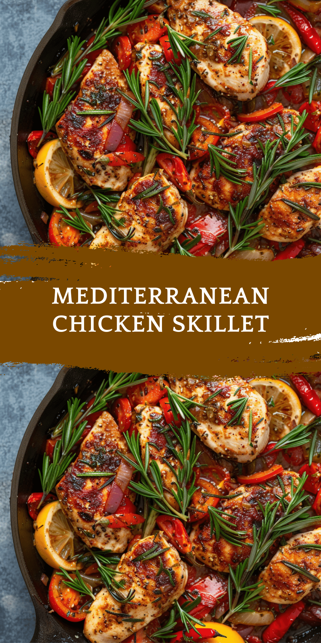 Mediterranean Chicken Skillet | TheFamilyCooking