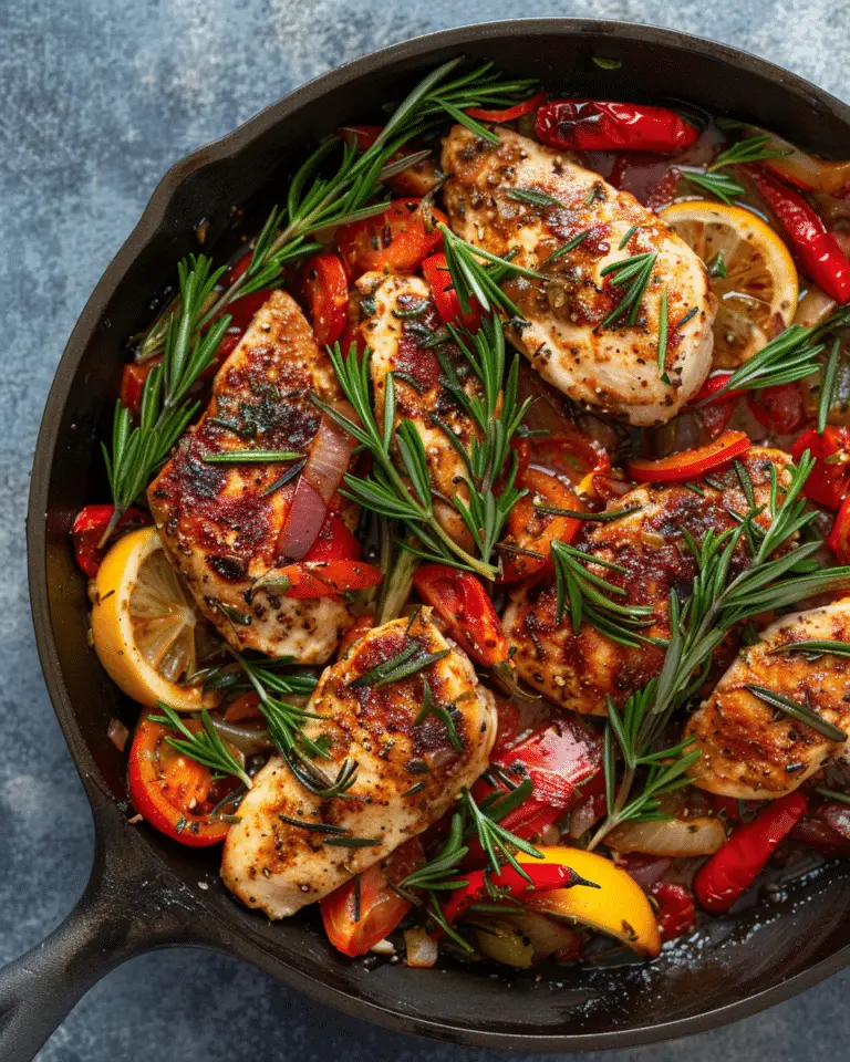 Mediterranean Chicken Skillet | TheFamilyCooking