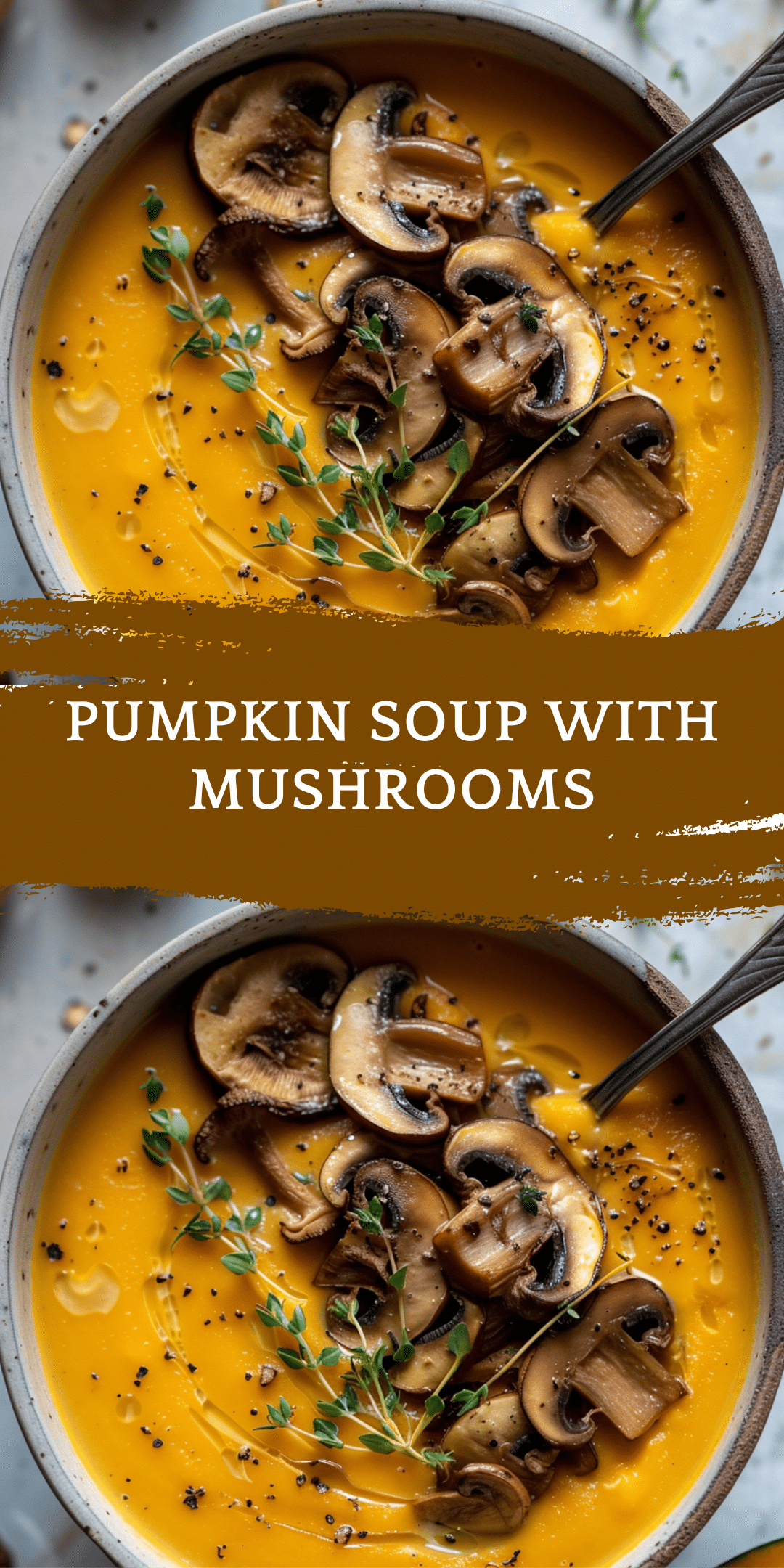 Pumpkin Soup with Mushrooms | TheFamilyCooking